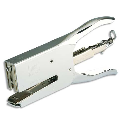 Agrafeuse Rapid Classic 1 - chromé - 50 feuilles - agrafes 26/6 ou 26/8 ...