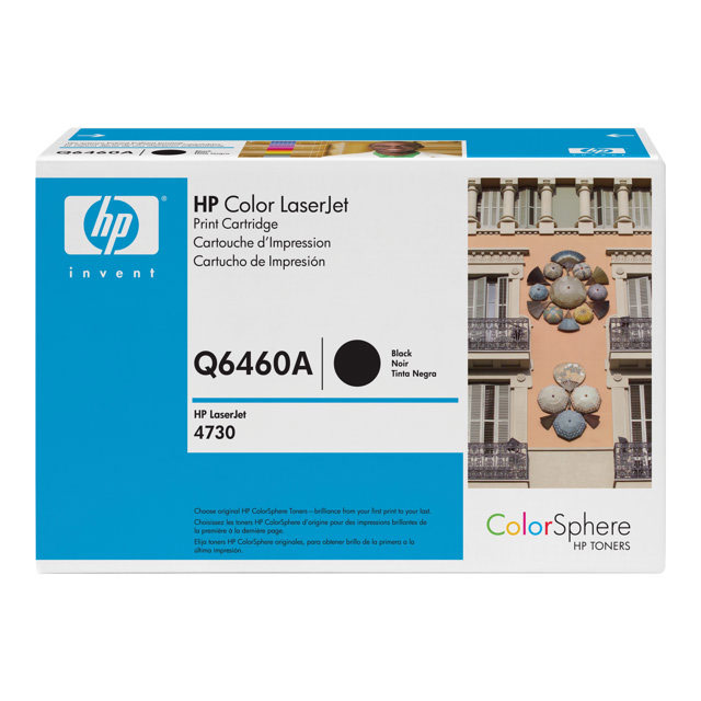 HP 644A - Q6460A - cartouche de toner - 1 x noir - 12000 pages - pour ...