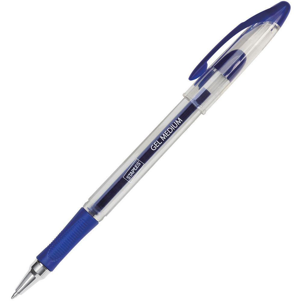 Stylo à encre gel - gel medium - pointe moyenne - 0,7 mm - avec zone de ...