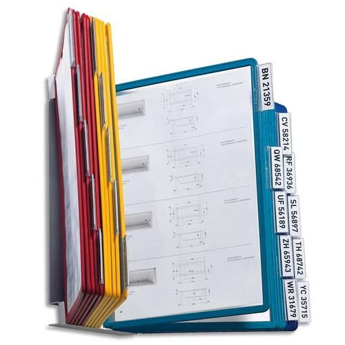 Support mural Durable Vario - 20 pochettes pour format A4 - Achat pas cher