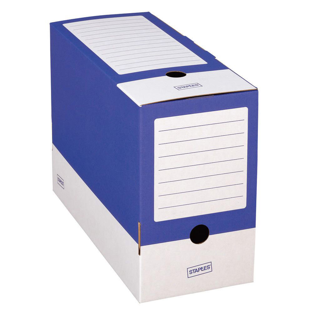 Boîte archives Premium - dos 15 cm - bleu pas cher | Welcome Office