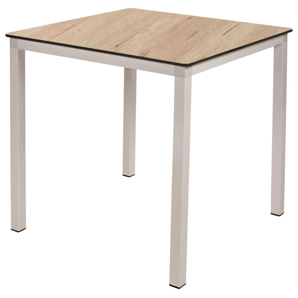 Table carrée Romy - 70 x 70 cm - usage extérieur - empilable pas cher ...