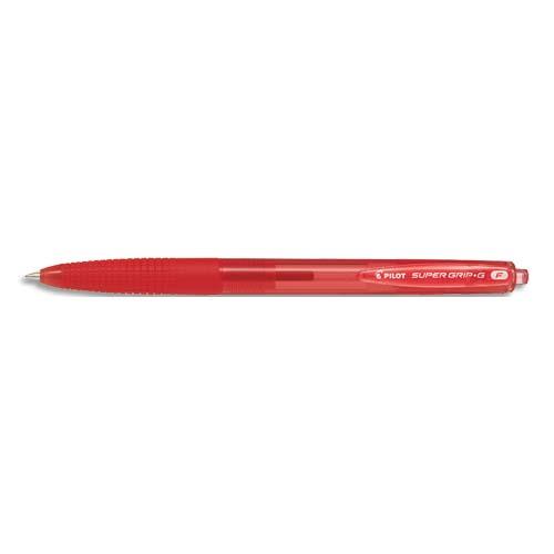 Stylo bille Pilot Super Grip G - rétractable - pointe fine - encre ...