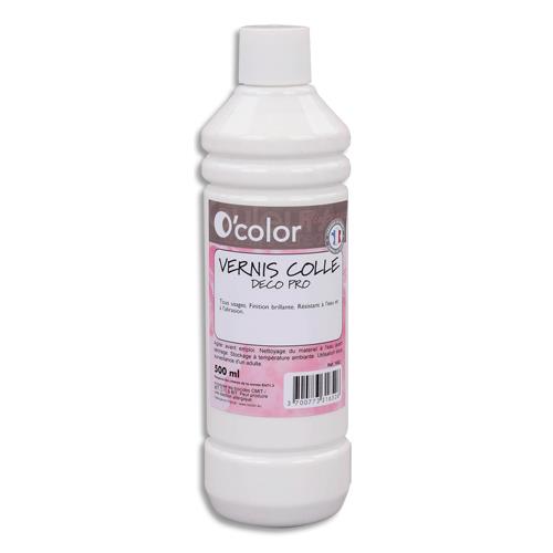 Flacon O Color - vernis - colle blanc deco pro - sans acide ni solvant ...