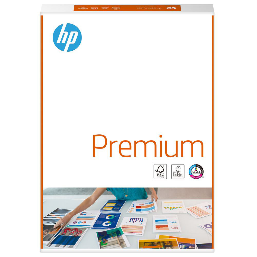 Papier A4 blanc 100g HP Premium - ramette de 500 feuilles - Achat pas cher