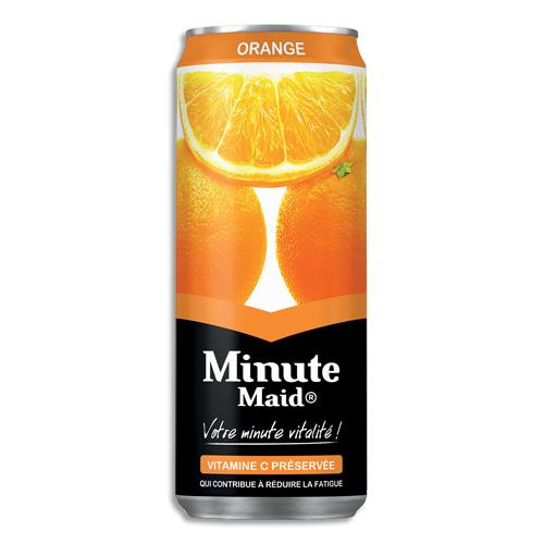 Jus de fruits Minute Maid orange - canette de 33 cl - Achat pas cher