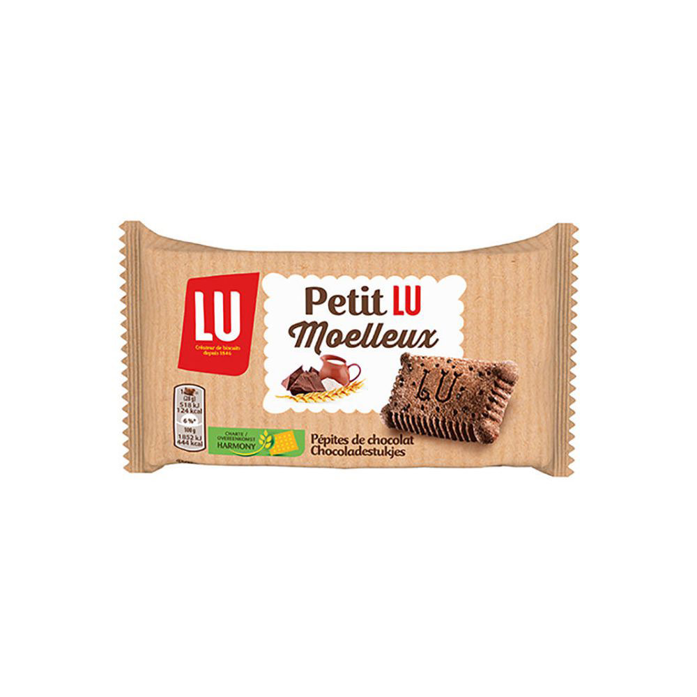 Gâteau Petit LU moelleux aux pépites de chocolat - 28 g - carton 48 x ...