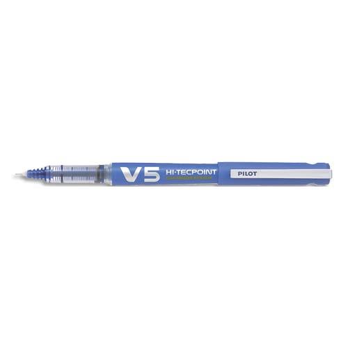 Stylo roller rechargeable bleu Pilot HI-TECPOINT V5 Begreen - 0,5 mm ...
