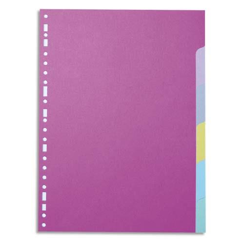 Intercalaires touches neutres 1er prix - carte 170 g - format A4+ - 6 ...