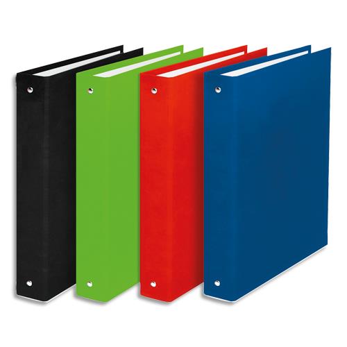 Classeurs 4 anneaux "Normandie" Elba - dos 4 cm - couverture rigide en ...