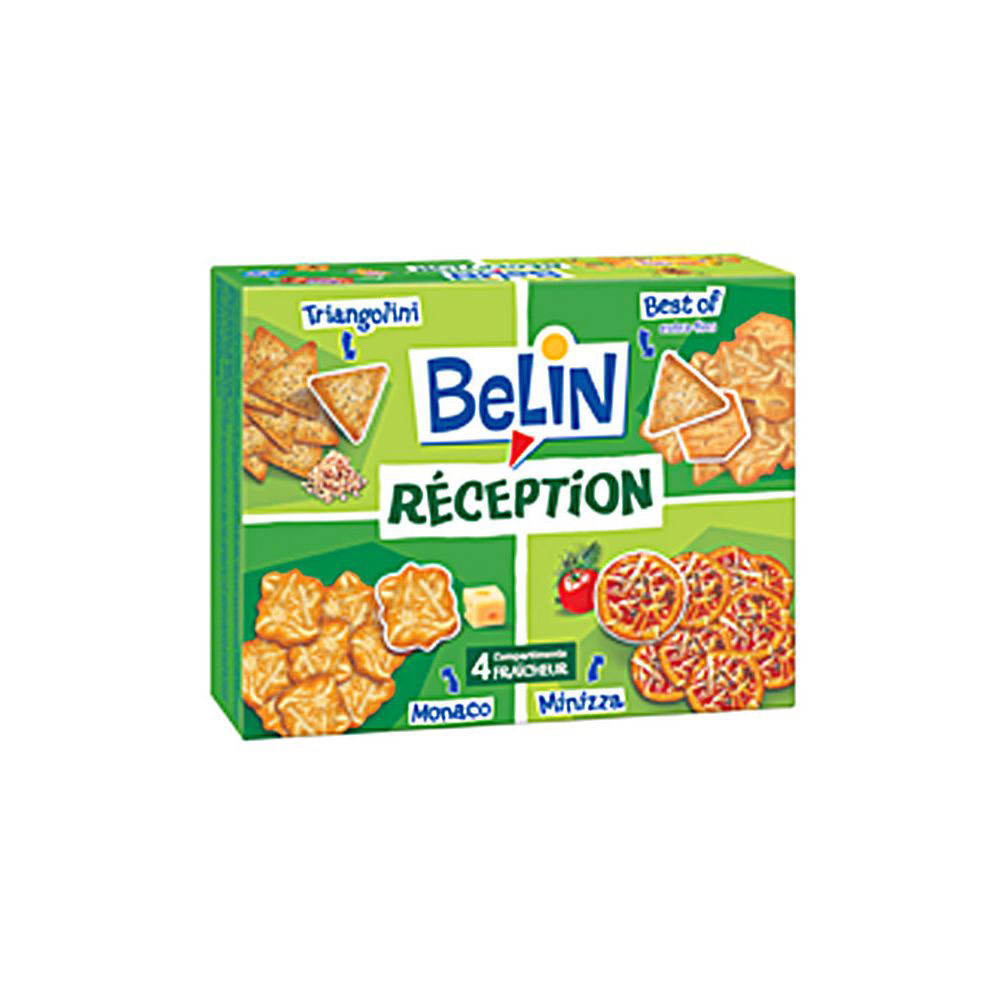 Boite d'assortiment de biscuits salés Réception 380g - Achat pas cher
