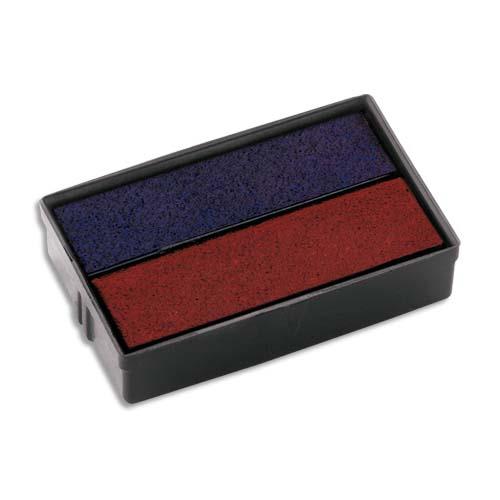 Blister 2 encriers Colop E10/2 bicolore pour mini dateur S160/L1-L2-L3 ...